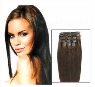 Kanekalon Sentetik Postiş 8 adet 65 cm Kahverengi Fiber Sentetik ...