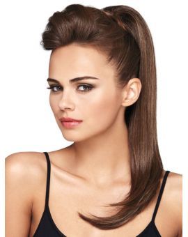 Sentetik Postiş Çikolata Kahvesi Uzun Model Uzun Postiş Prenses Peruk