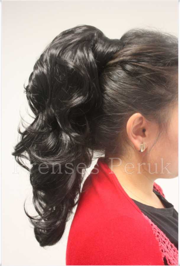 Sentetik Postiş Orta Boy Modern ve Kullanışlı Kısa Postiş Prenses Peruk